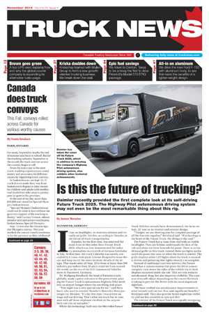 Truck News November 2014 - Truck News