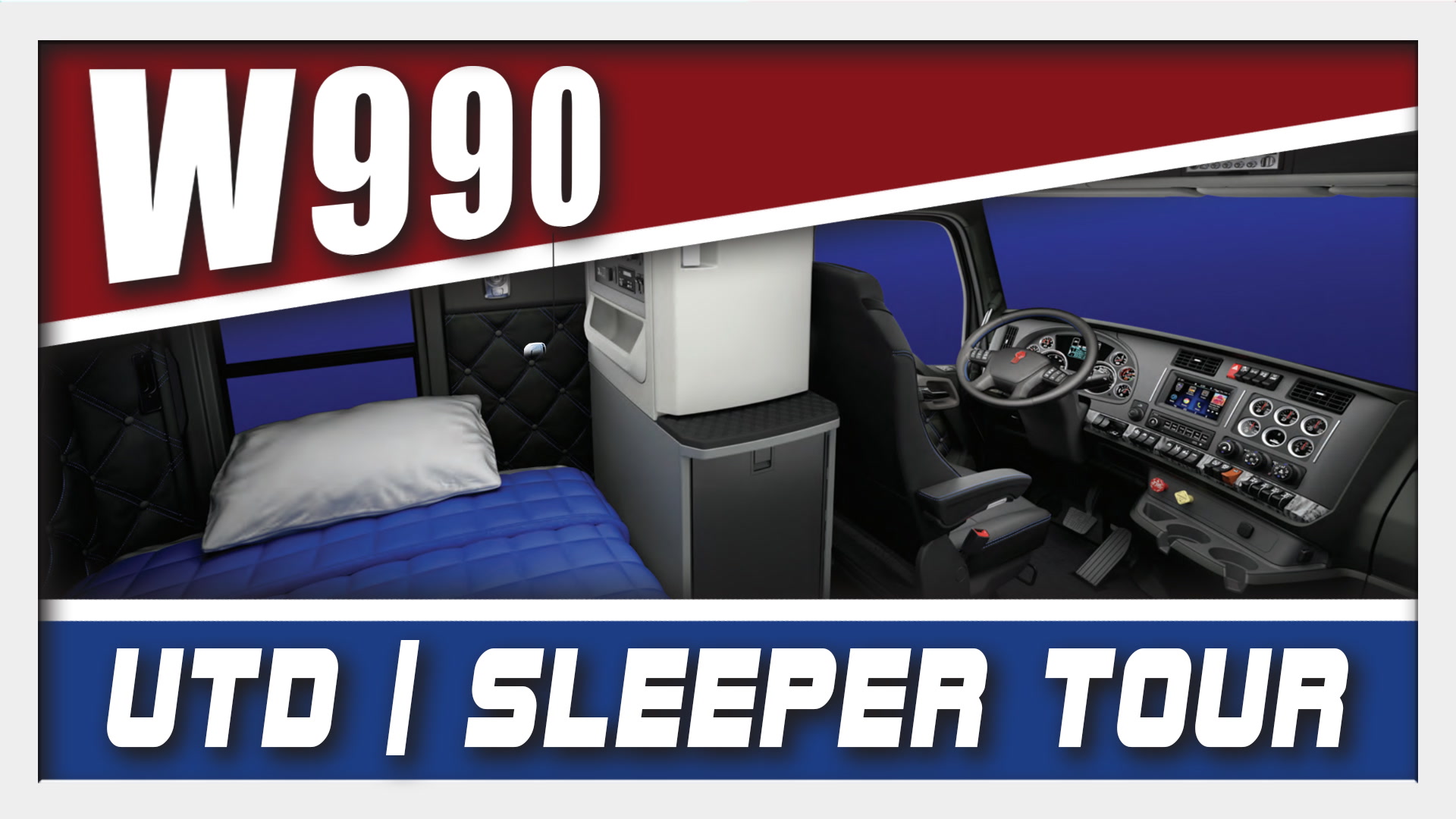 Kenworth W990: Tour the Cab & Driver Studio - Truck News