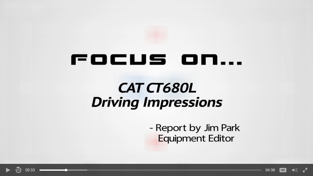 Driving Impressions of Cat's CT680L - Truck News