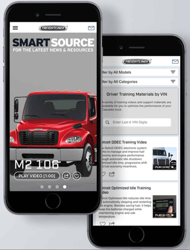 Freightliner updates Smart Source app - Truck News