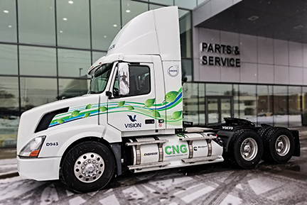 Vision, Enbridge team up to promote CNG trucks - Truck News