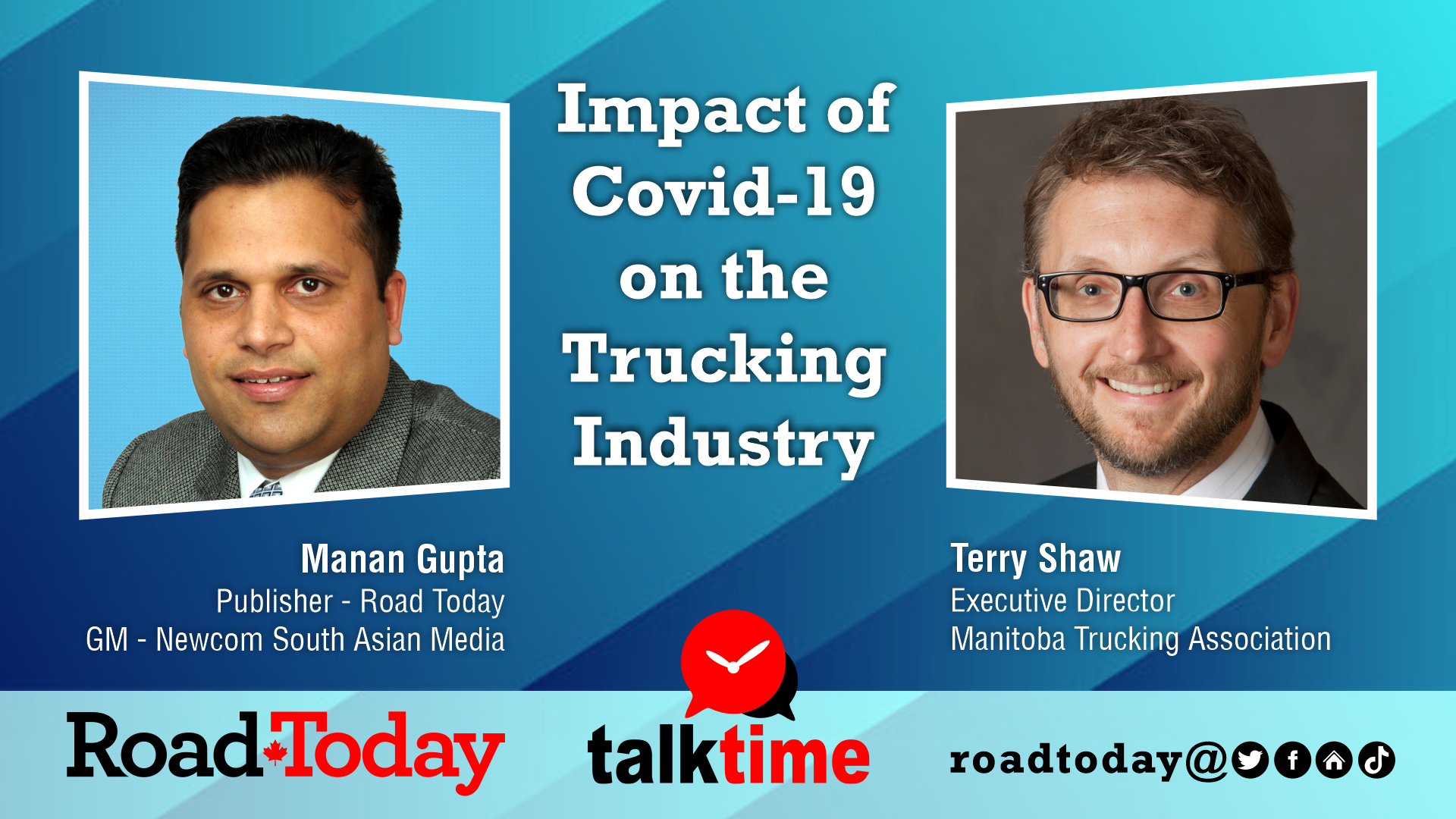 'Talk Time' with Terry Shaw, Executive Director, Manitoba Trucking ...
