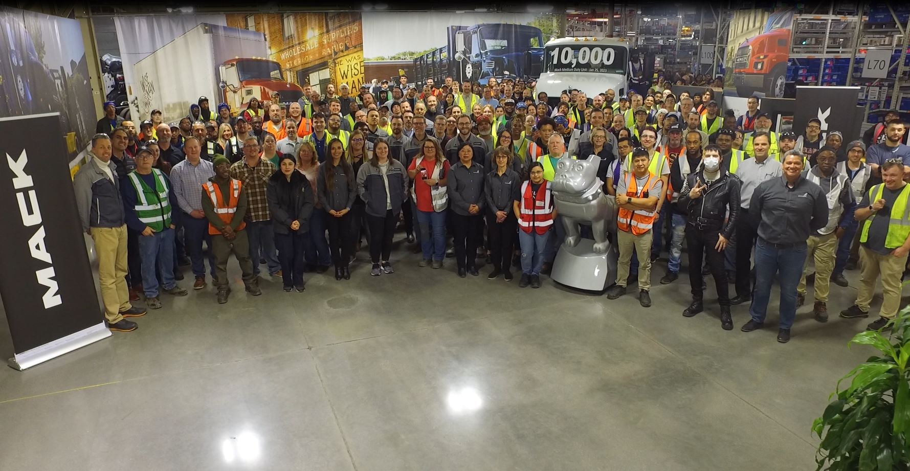 Mack celebrates MD production milestone - Truck News