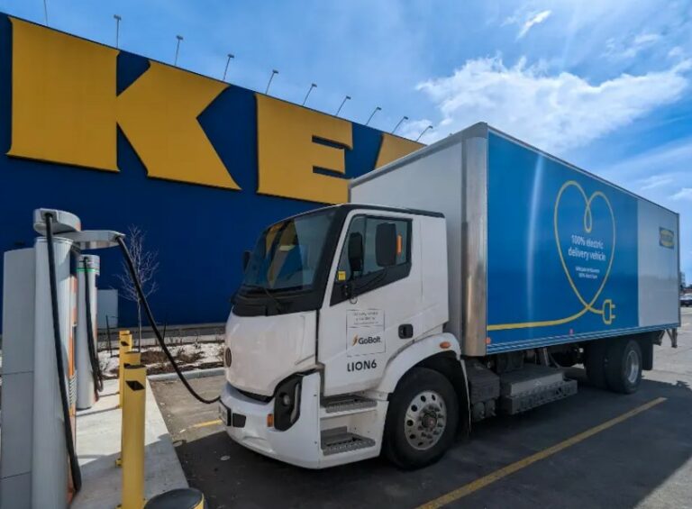 Ikea home deliveries by EV surpass those by diesel trucks for first time