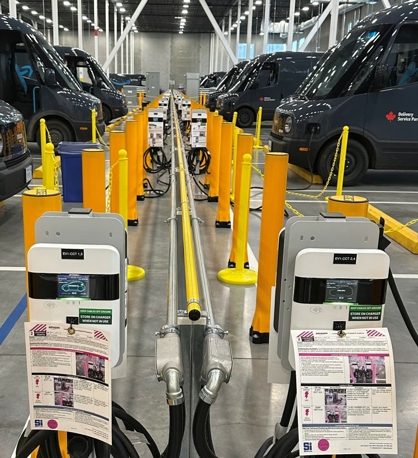 On the road with Amazon as it deploys first 50 Rivian 700 cargo vans in ...